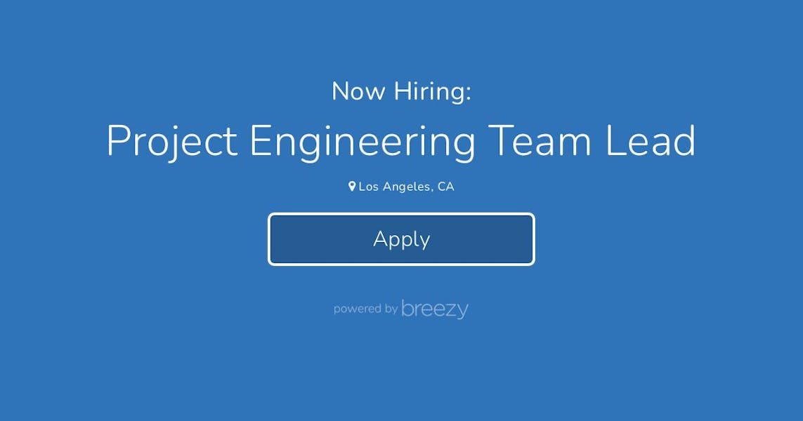 Project Engineering Team Lead at Atlas Technica