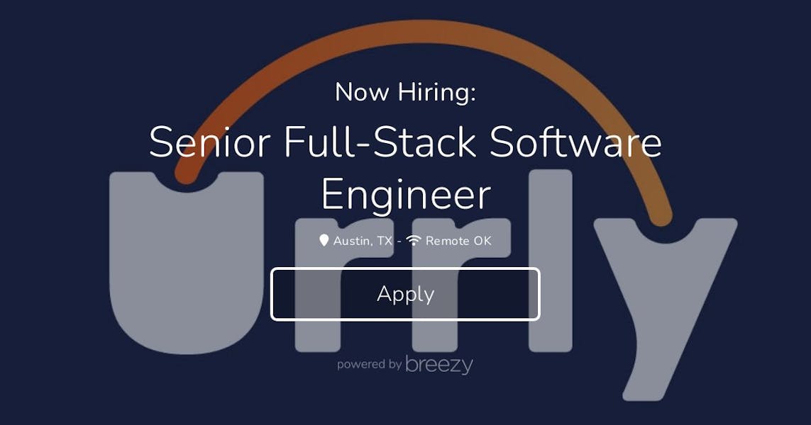 Senior Full-Stack Software Engineer at Urrly