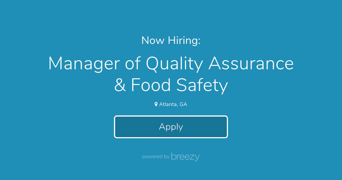 Manager Of Quality Assurance Food Safety At UniPro Foodservice manager-of-quality-assurance-food-safety-at-unipro-foodservice
