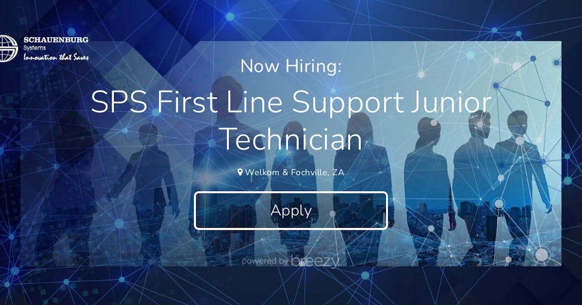 SPS First Line Support Junior Technician at Schauenburg Systems