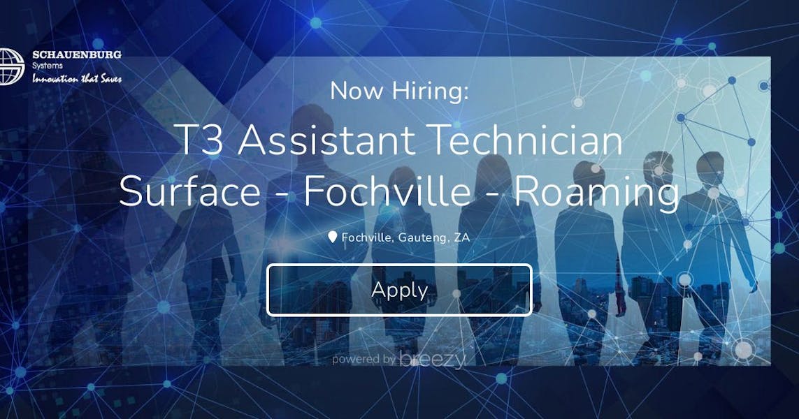 T3 Assistant Technician Surface - Fochville - Roaming at Schauenburg ...