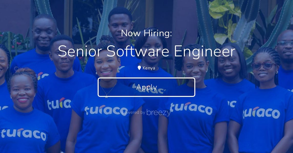 Senior Software Engineer At Turaco