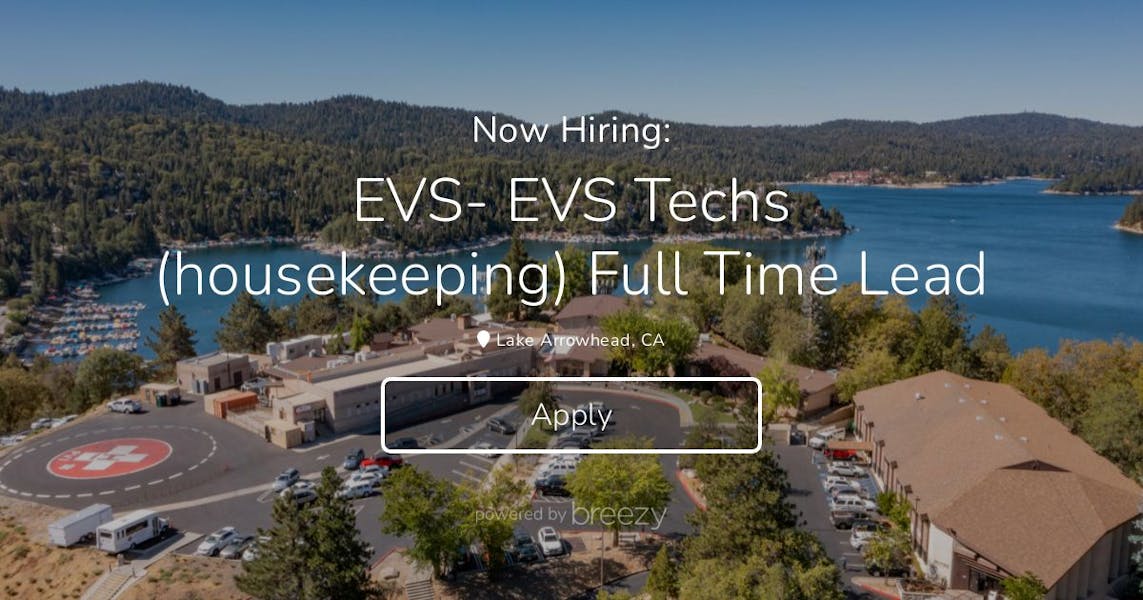 EVS- EVS Techs (housekeeping) Full Time Lead at Mountains Community ...
