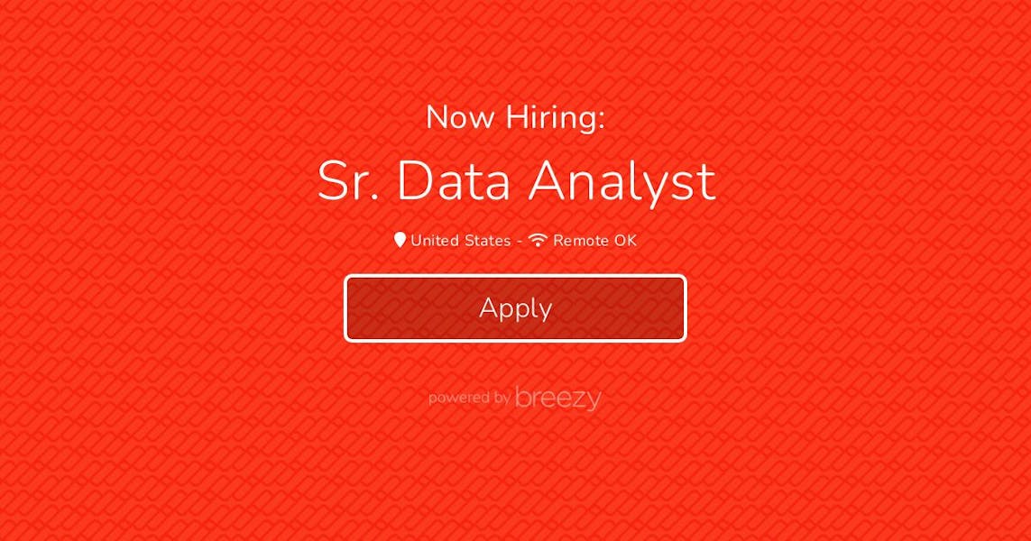 Sr Data Analyst At Reveleer