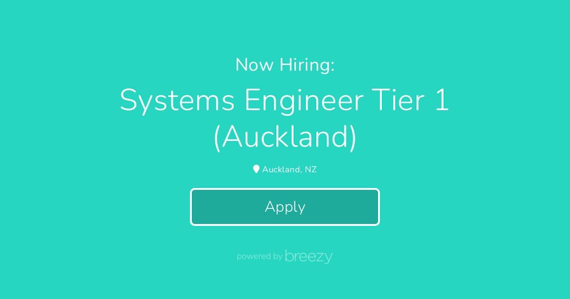 Systems Engineer Tier 1 (Auckland) at Lancom Technology
