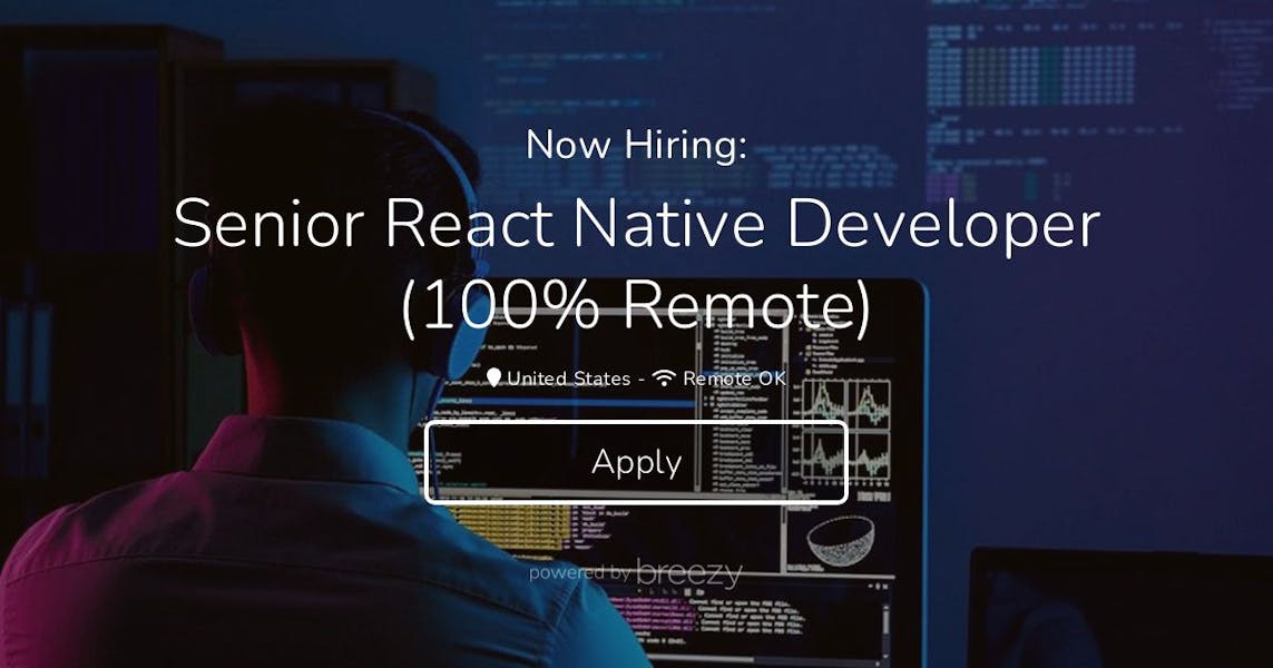 Senior React Native Developer 100 Remote At Founders Workshop