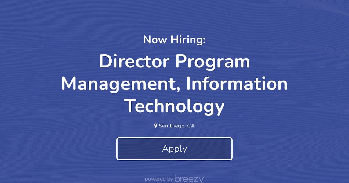 Director Program Management, Information Technology at DermTech