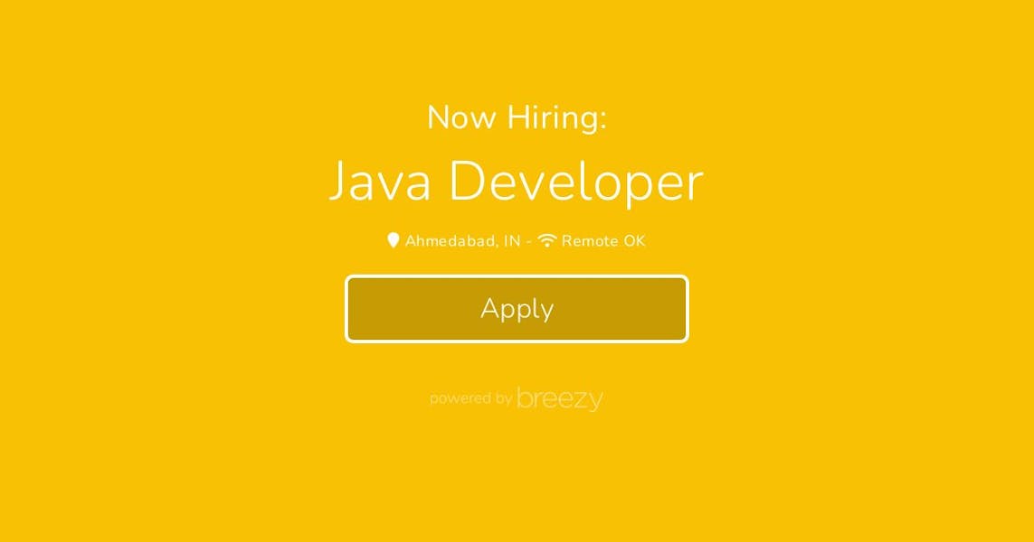 Java Developer At Solvative