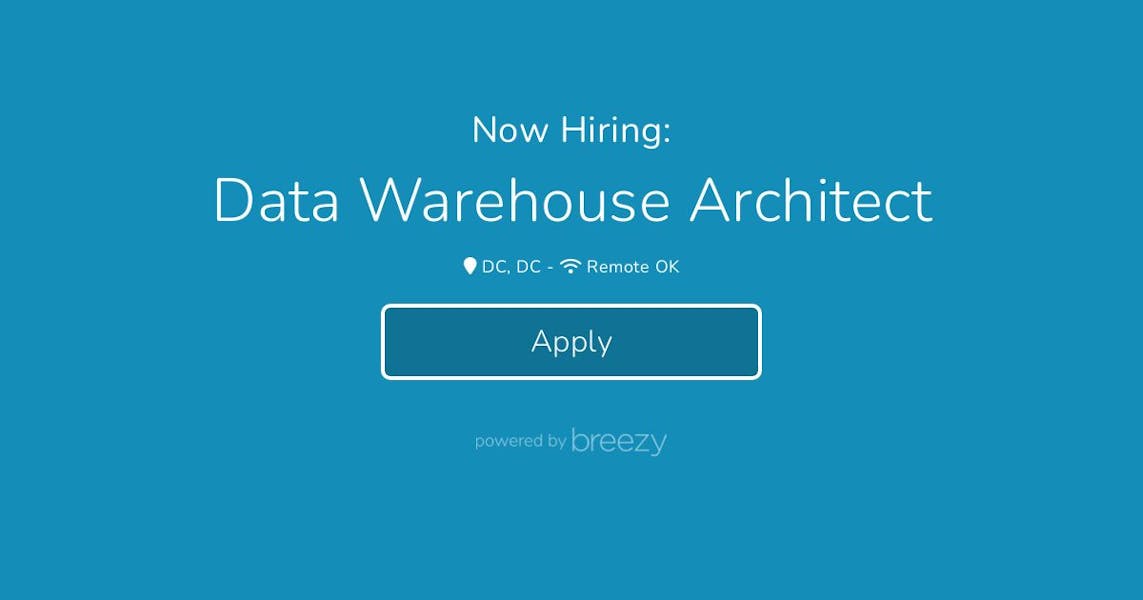 Data Warehouse Architect at Executive InQuest