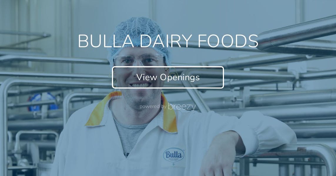 Openings at Bulla Dairy Foods