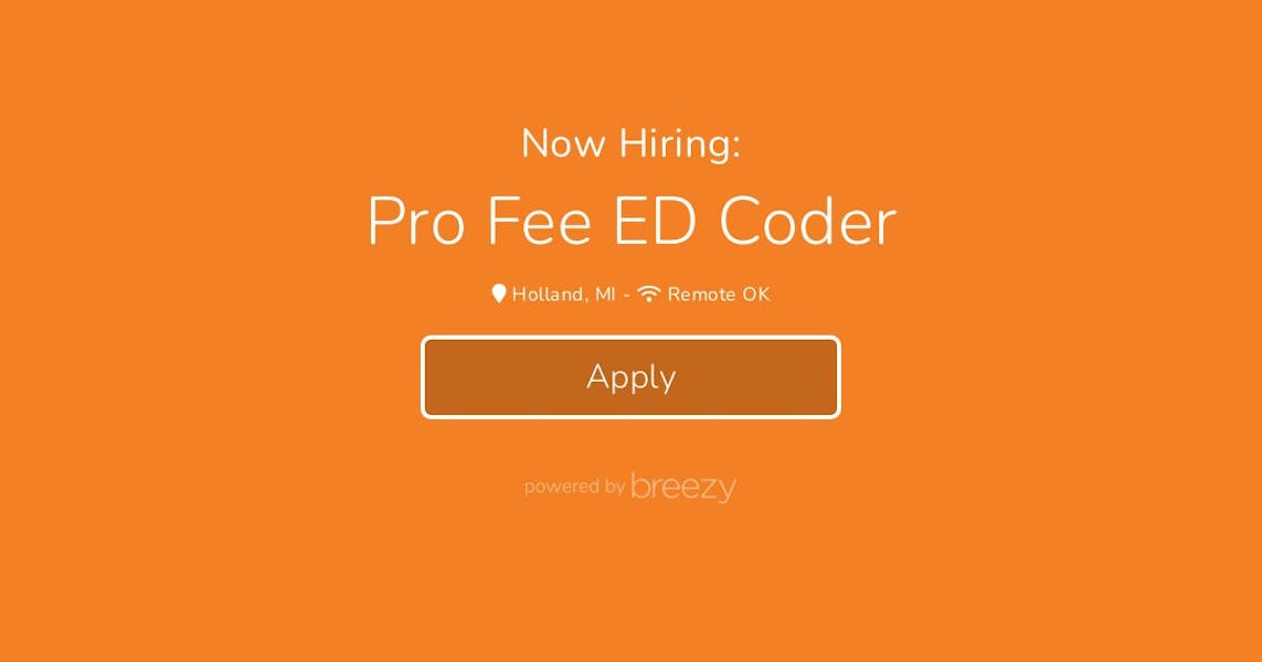 Pro Fee Ed Coder At Kode Health
