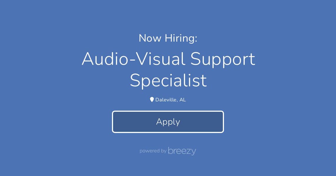 Audio-Visual Support Specialist at Seventh Dimension