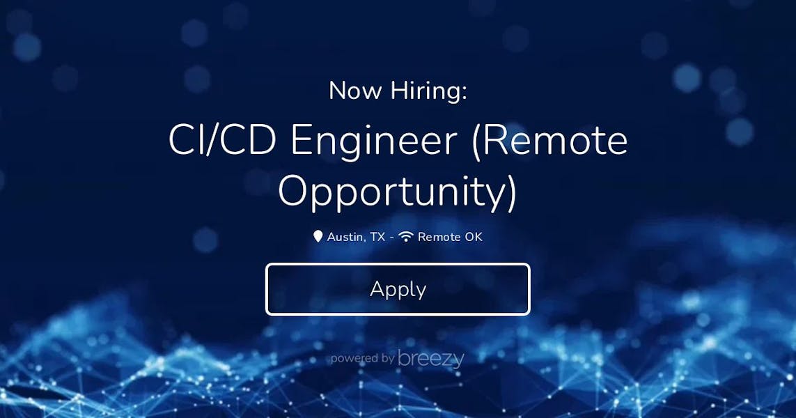 CI/CD Engineer (Remote Opportunity) at VetsEZ