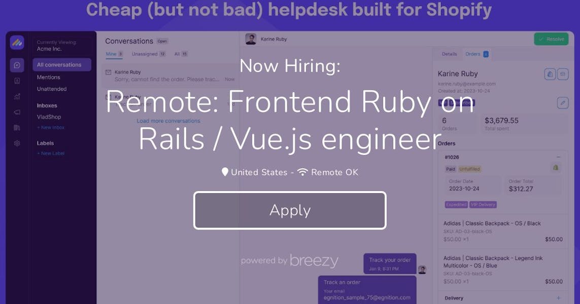Remote Frontend Ruby On Rails Vuejs Engineer At Commslayer