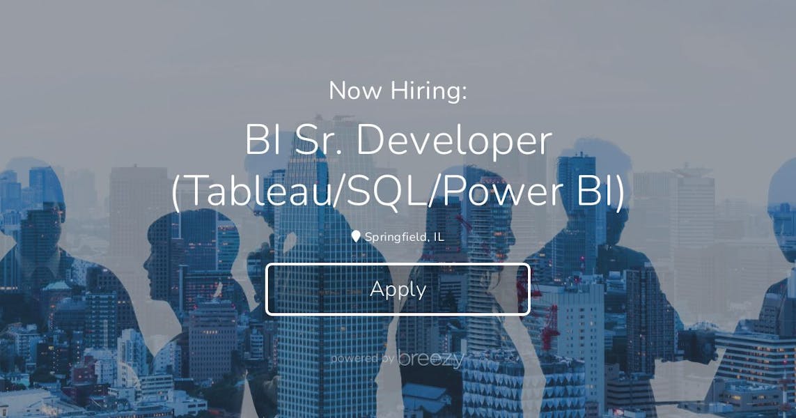 Bi Sr Developer Tableausqlpower Bi At Datamaxis