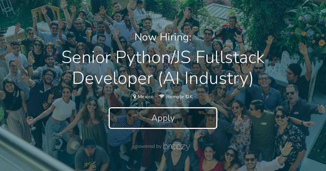 Senior Python/JS Fullstack Developer (AI Industry) at Tekton Labs