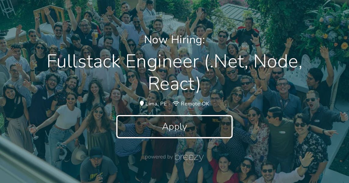 Fullstack Engineer Net Node React At Tekton Labs