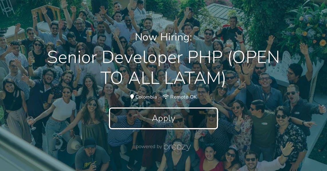 Senior Developer Php Open To All Latam At Tekton Labs