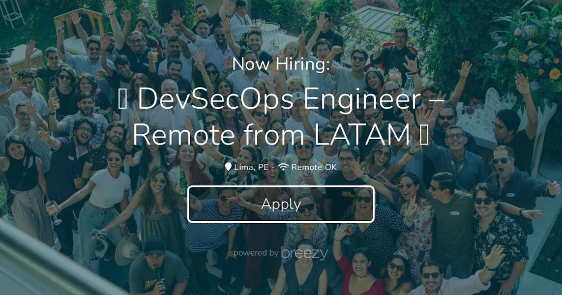 π‘οΈ Devsecops Engineer Remote From Latam π At Tekton Labs