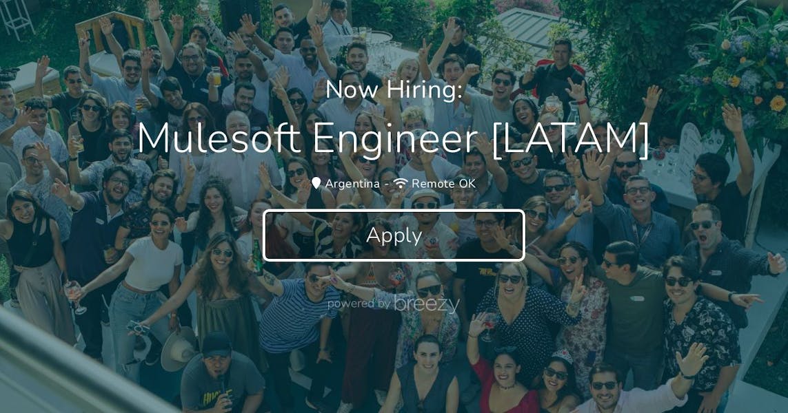 Mulesoft Engineer Latam At Tekton Labs