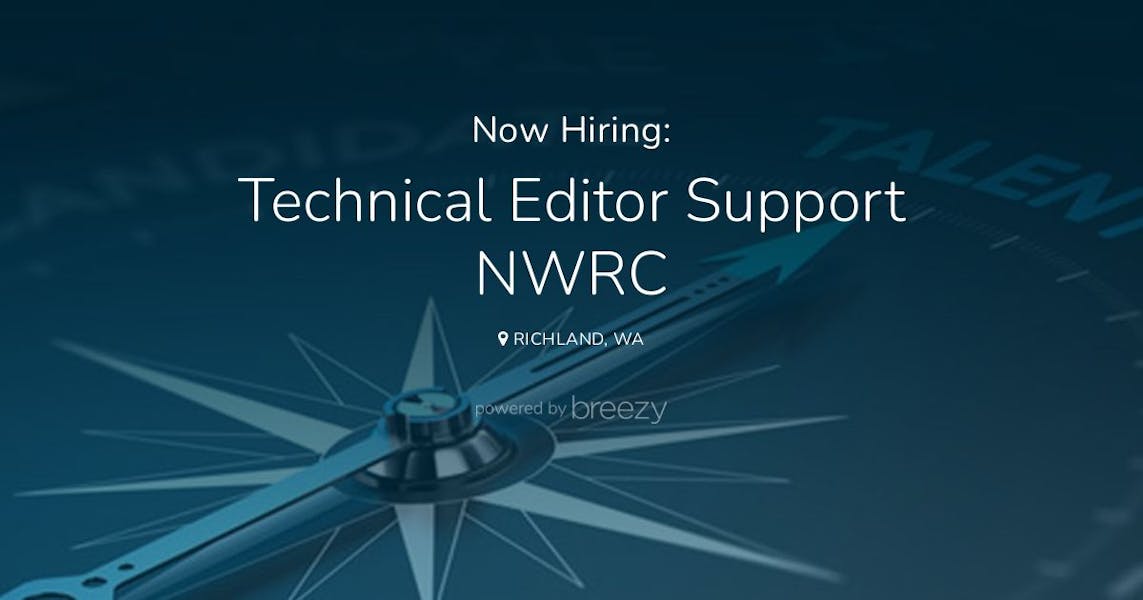 Technical Editor Support Nwrc At North Wind Group