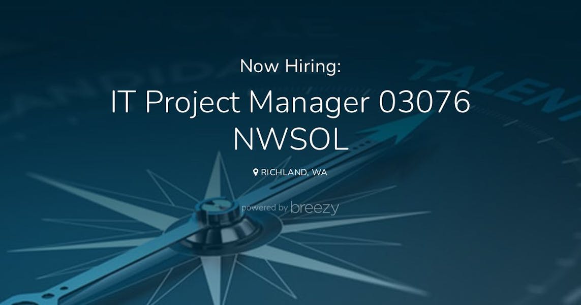 It Project Manager 03076 Nwsol At North Wind Group