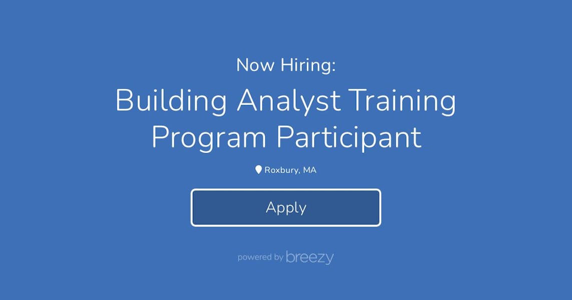 Building Analyst Training Program Participant at Everblue
