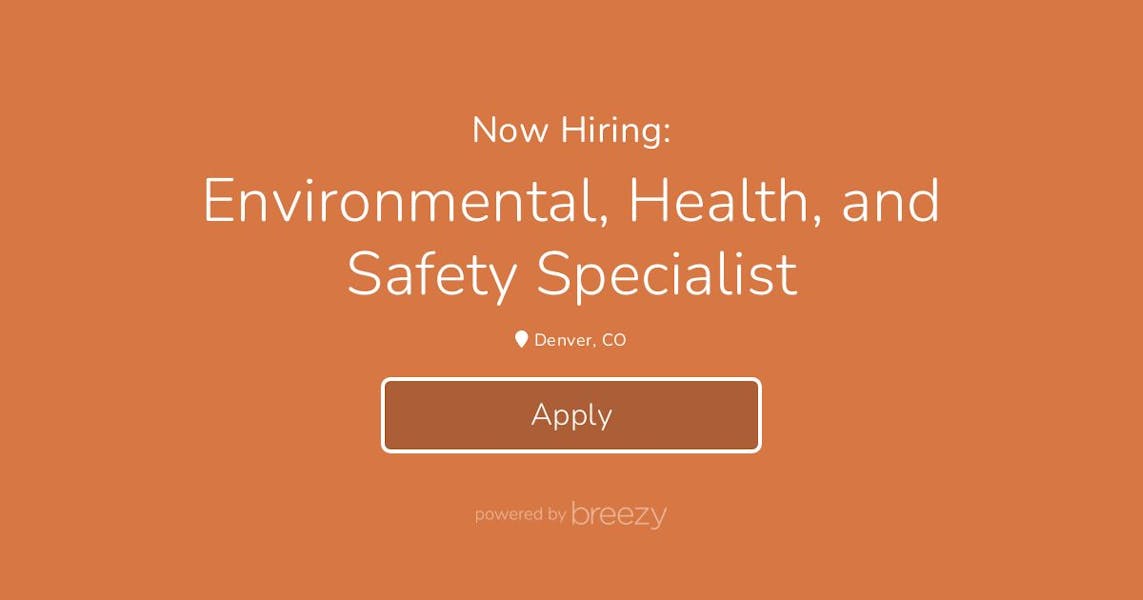 Environmental, Health, and Safety Specialist at ESS Metron