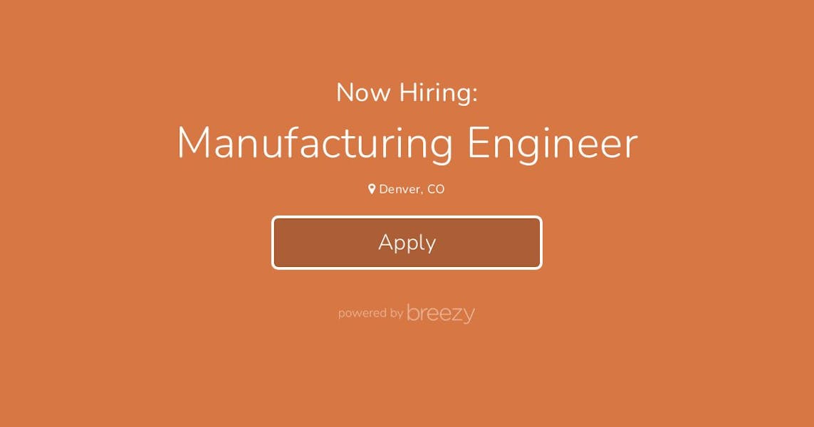 Manufacturing Engineer at ESS Metron