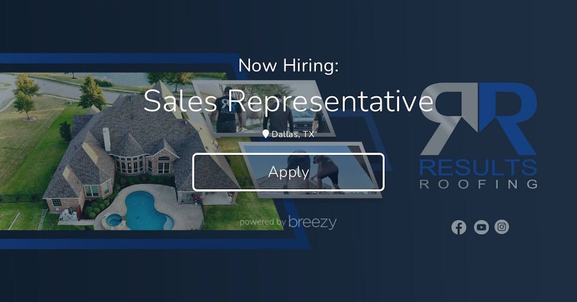 Sales Representative at Results Roofing LLC