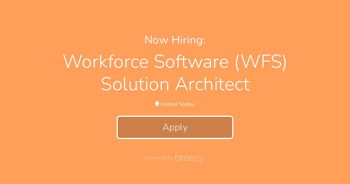 Workforce Software (WFS) Solution Architect at Next Generation Inc