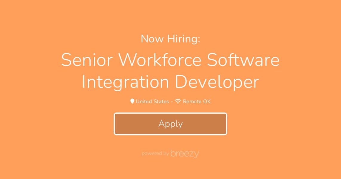 Senior Workforce Software Integration Developer at Next Generation Inc