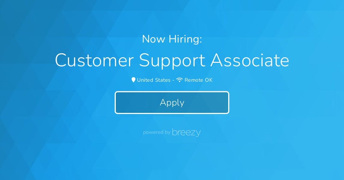 Customer Support Associate at WEVO