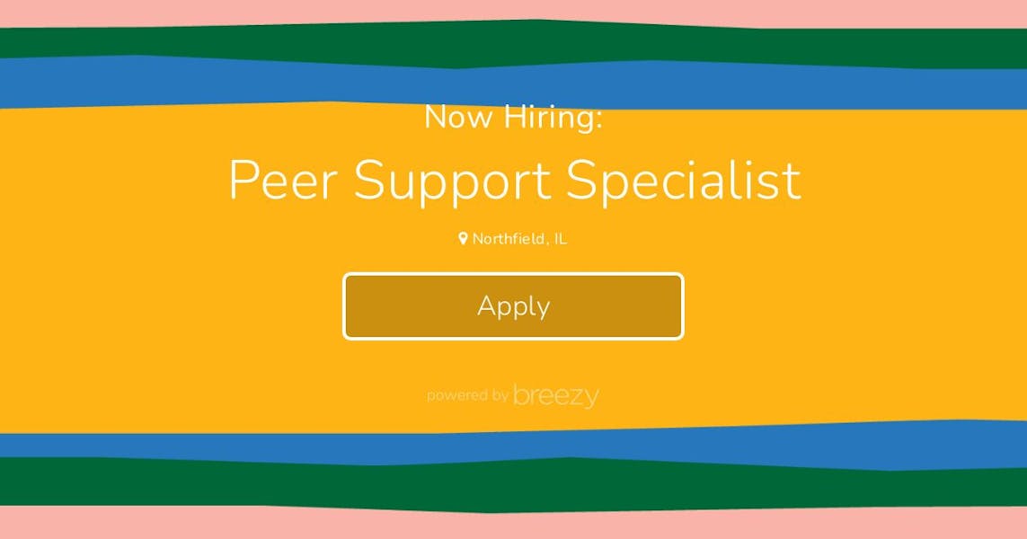 Peer Support Specialist At Josselyn peer-support-specialist-at-josselyn