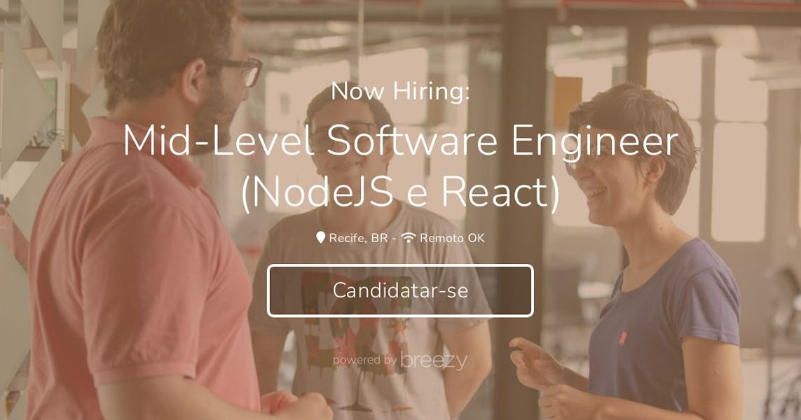 Mid Level Software Engineer Nodejs E React At Cesar