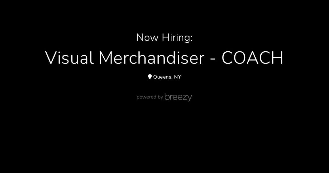 Visual Merchandiser - COACH