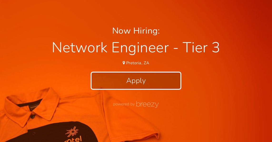 Network Engineer - Tier 3 at Herotel