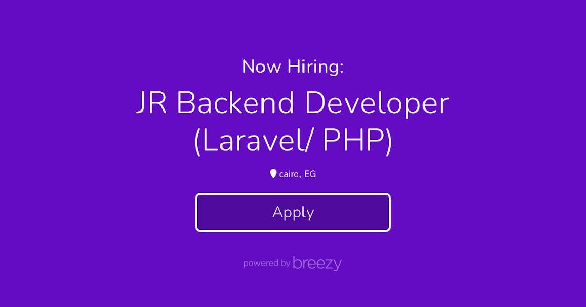 JR Backend Developer (Laravel/ PHP) at SuperCommerce