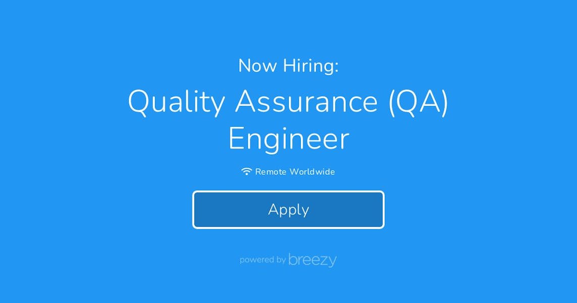 Quality Assurance Qa Engineer At Degate