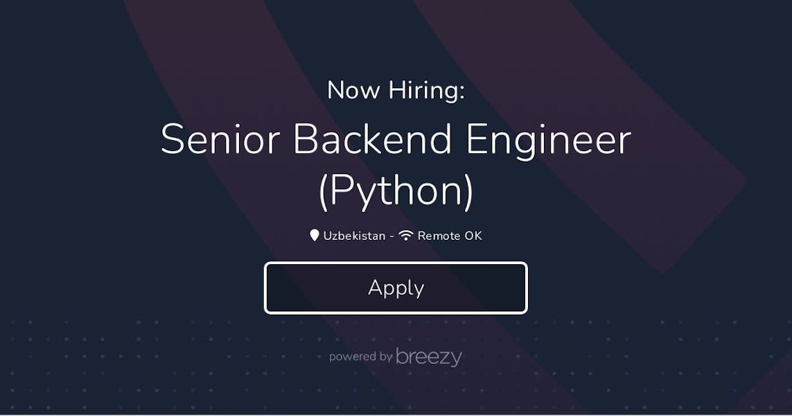 Senior Backend Engineer (Python) at Super Dispatch