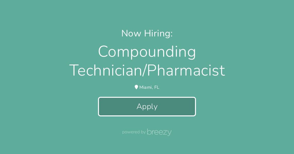 Compounding Technician/Pharmacist at MDExam