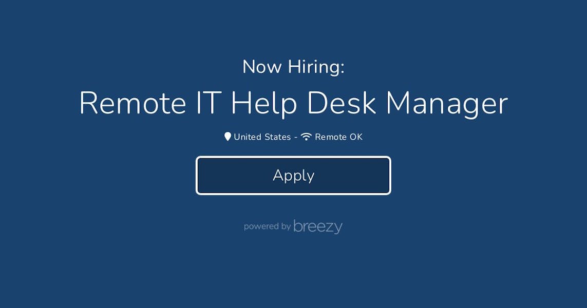 Remote IT Help Desk Manager at Terrestris Global Solutions