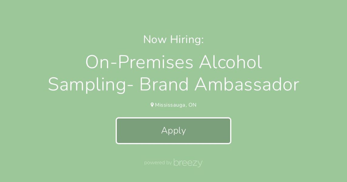 On-Premises Alcohol Sampling- Brand Ambassador at Brand Momentum