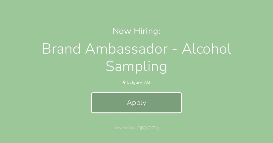 Brand Ambassador - Alcohol Sampling at Brand Momentum