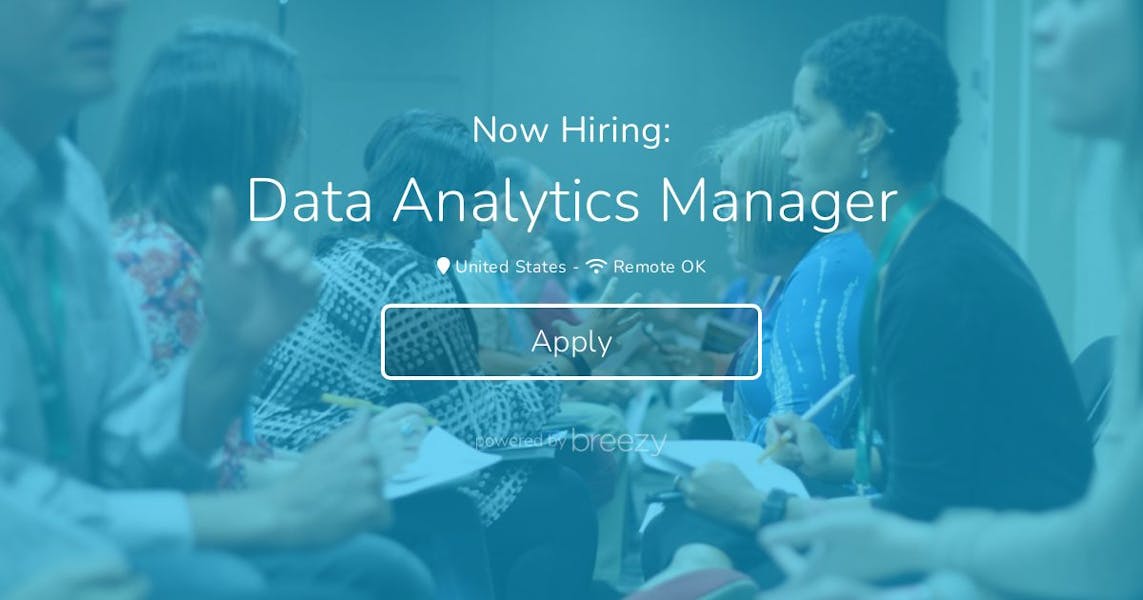 Data Analytics Manager at Community Solutions