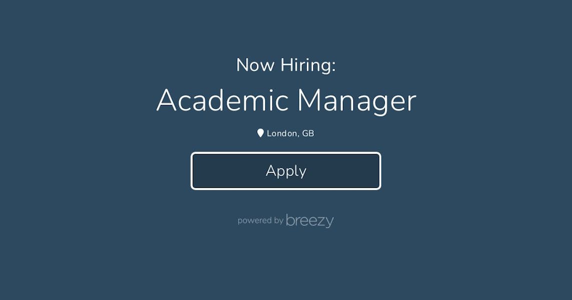 Academic Manager at Immerse Education